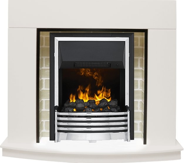 Электрокамин Dimplex Montana - Белый с очагом Flagstaff: купить в Красноярске